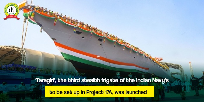 ‘Taragiri’, the third stealth frigate of the Indian Navy’s Project 17A