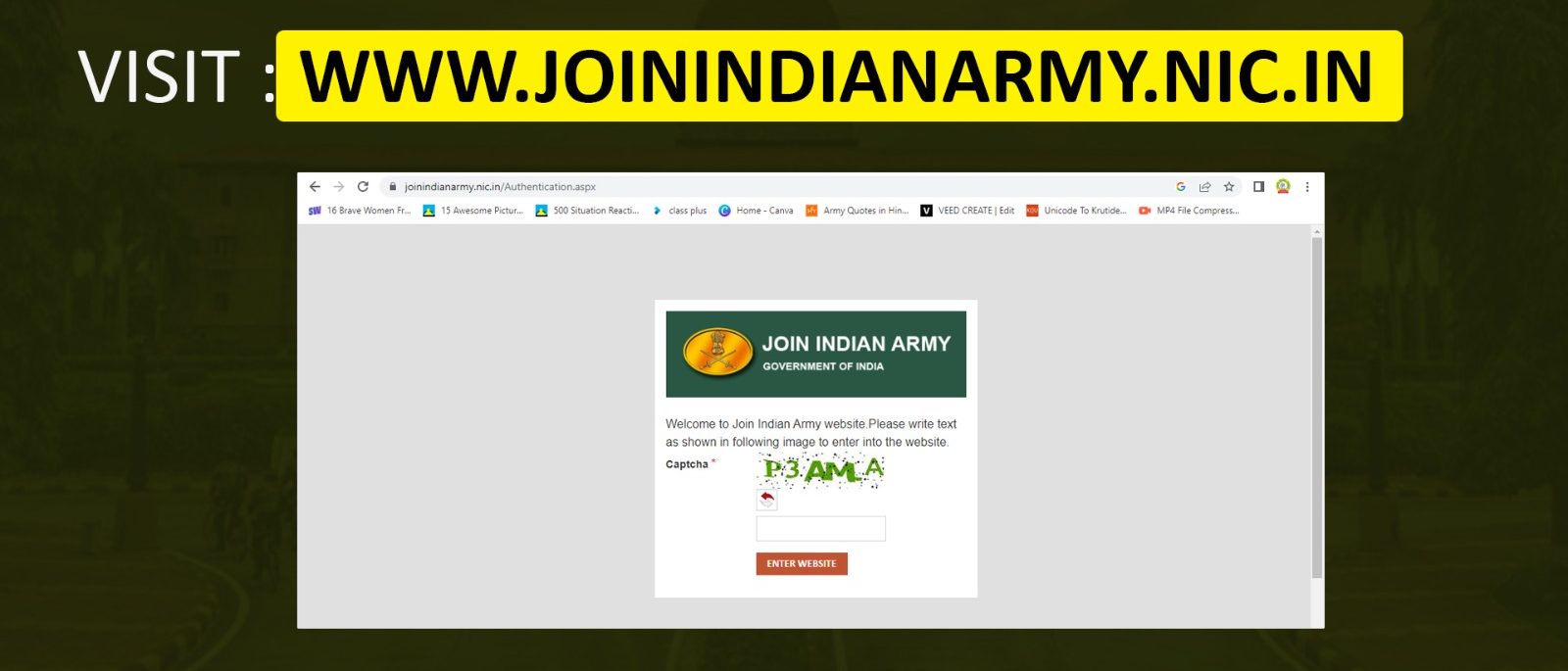 Army 10+2 TES 54 SSB Date Selection Link is Open
